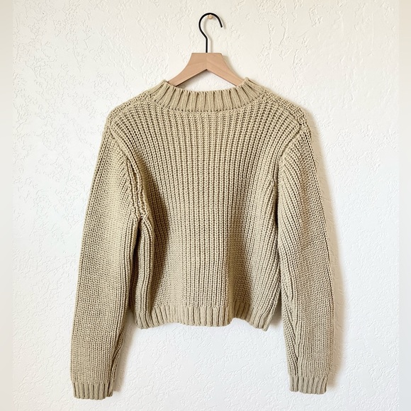 Zara | Sweaters | Zara Knit Sweater With Matching Pockets | Poshmark